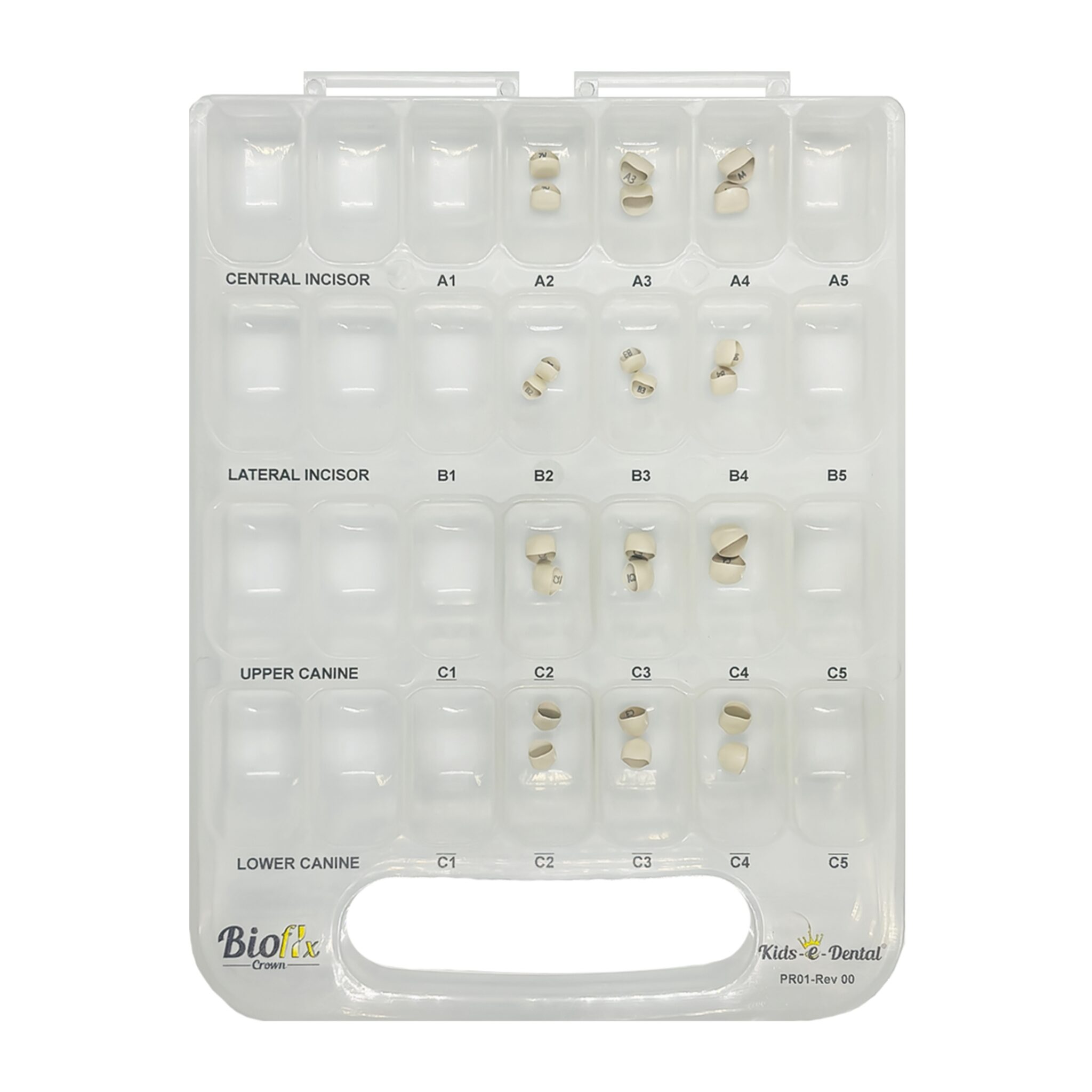 Bioflx Crowns Anterior Starter Kit | Kidsedental